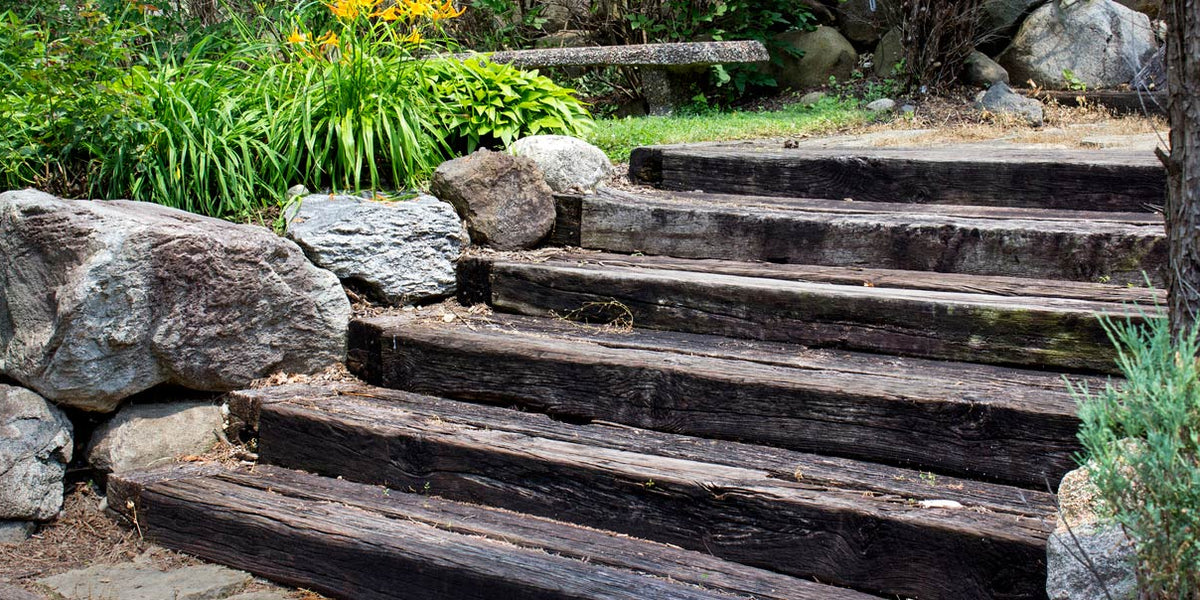 Constructing Sleeper Steps for Your Garden - A Guide by Wade — Wade ...