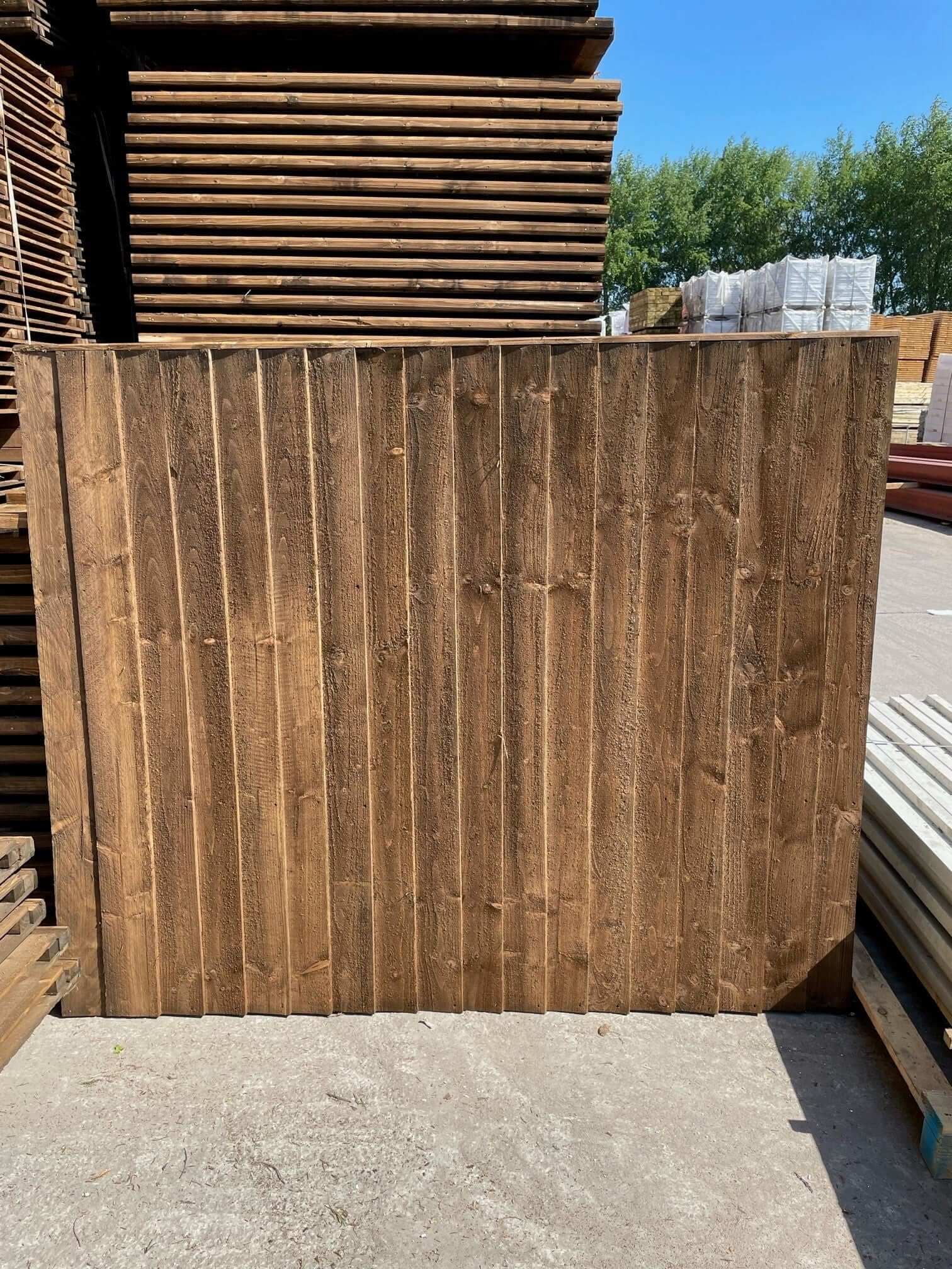 6x5ft Feather Edge Fence Panel | Featheredge | Wade — Wade Building ...