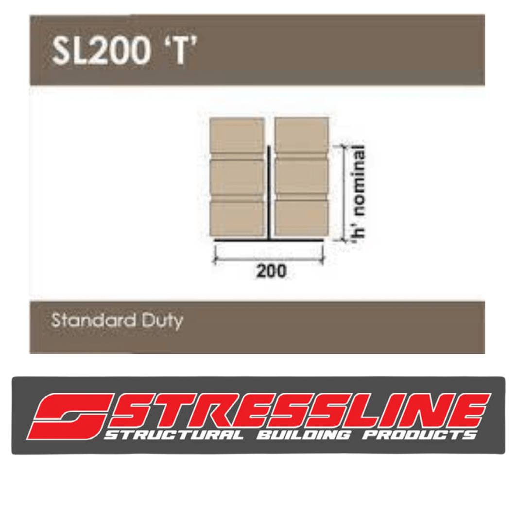 Stressline SL200T T Lintel | 215mm | Wade, UK — Wade Building Supplies