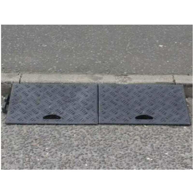 WADE BUILDING SUPPLIES | TWO KERB RAMPS IN SITU