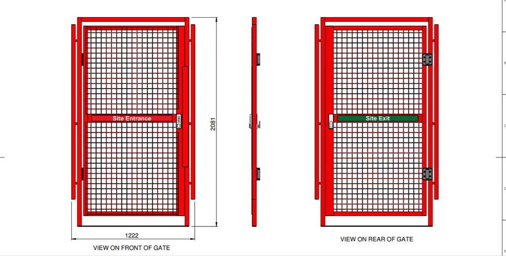 Temporary Fence Gates - Hoarding Gates from Wade